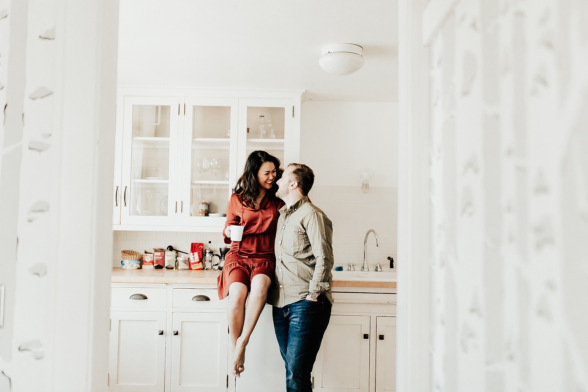 Sunny Morning Minneapolis In Home Session | Nikki & Andy - Whitley B ...