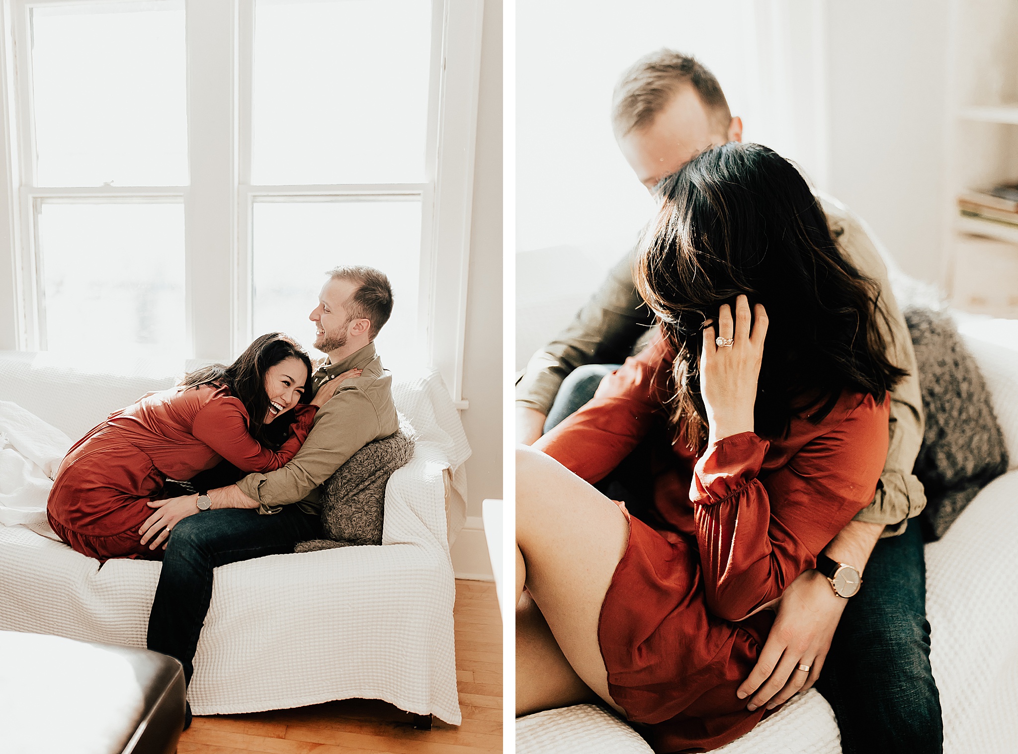 Sunny Morning Minneapolis In Home Session | Nikki & Andy - Whitley B ...