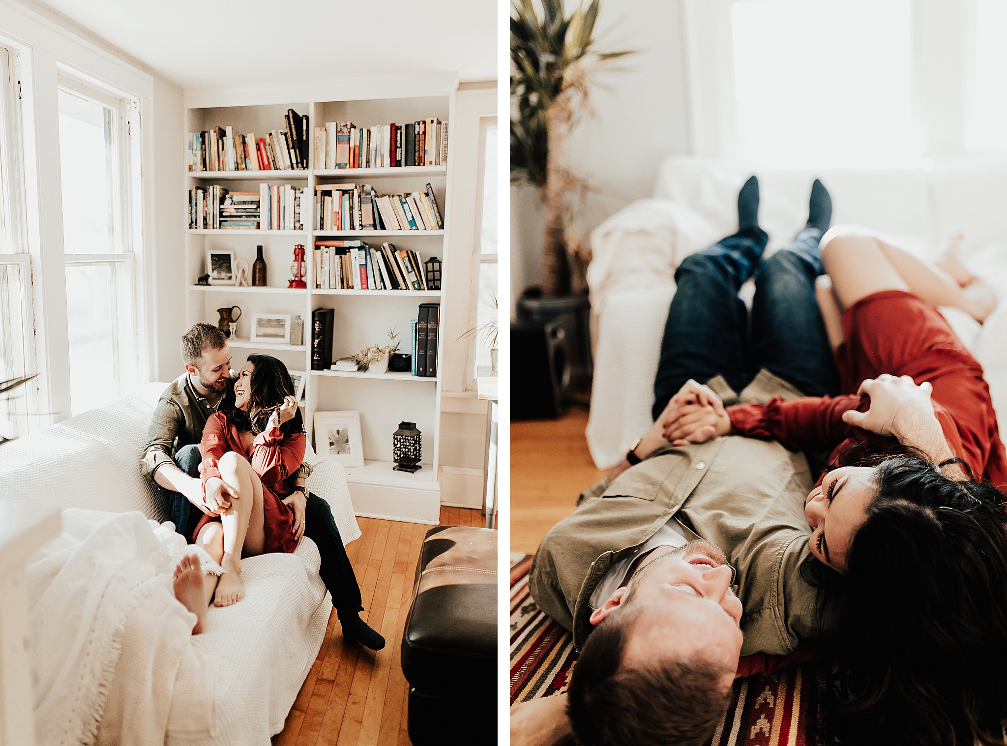 Sunny Morning Minneapolis In Home Session | Nikki & Andy - Whitley B ...